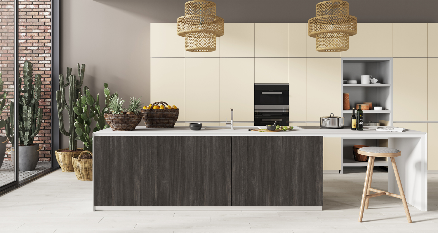 Bej I Melamin Kaplı Panel