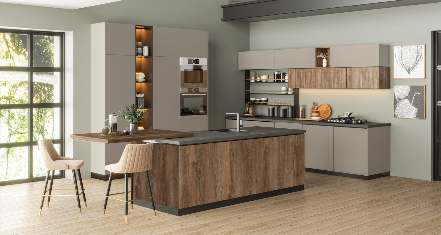 Almond I Melamin Kaplı Panel